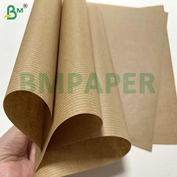 70gsm 75gsm 80gsm Food Grade Ribbed Kraft Paper for Bread Bags 1100mm ...
