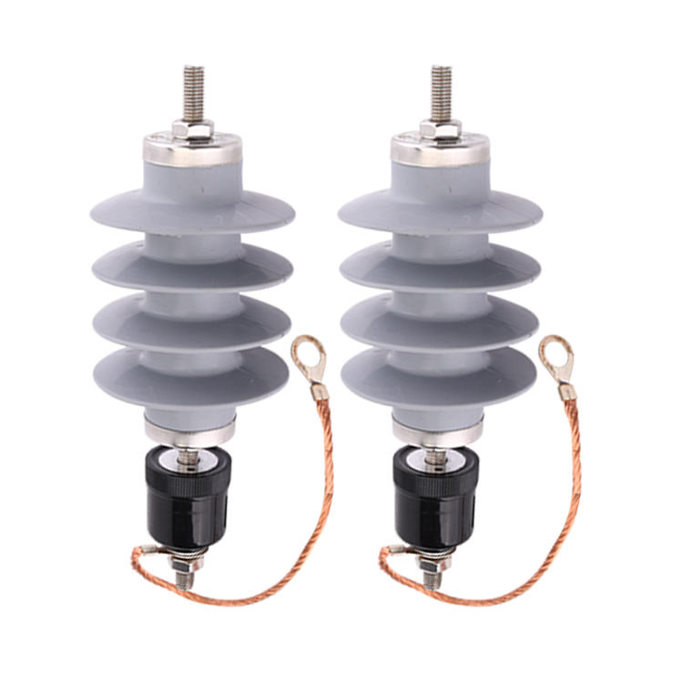 35kv High Voltage 100a Polymer Composite Surge Arresters with Metal ...