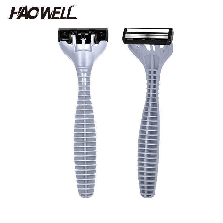 HAOWELL P03302 Best Selling Triple Blade Shaving Razor Disposable ...