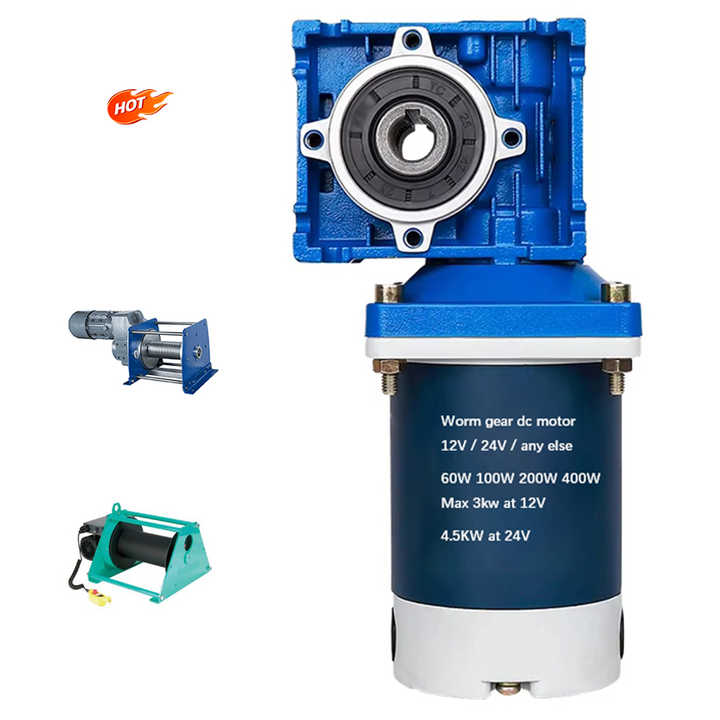 Customized 12V 100 Watt Winch Motor with Permanent Magnet Brush and ...