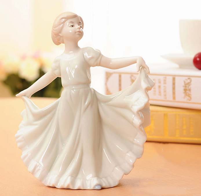 Ceramic Girl Figurines - Elegant Home Decor Solutions