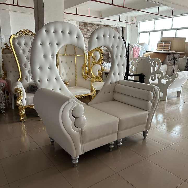 Luxury Swan Shape King Throne Chair - Perfect for Weddings