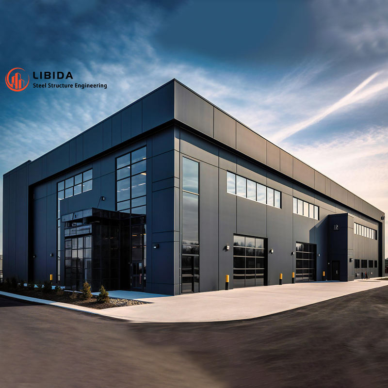 Prefabricated Steel Structure Warehouse/Workshop/Hangar, Customized ...