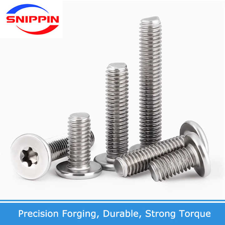 M2 M2.5 M3 M4 M5 M6 M8 304 A2 Stainless Steel Torx Six-Lobe Ultra Thin Flat Wafer Head Screw ...