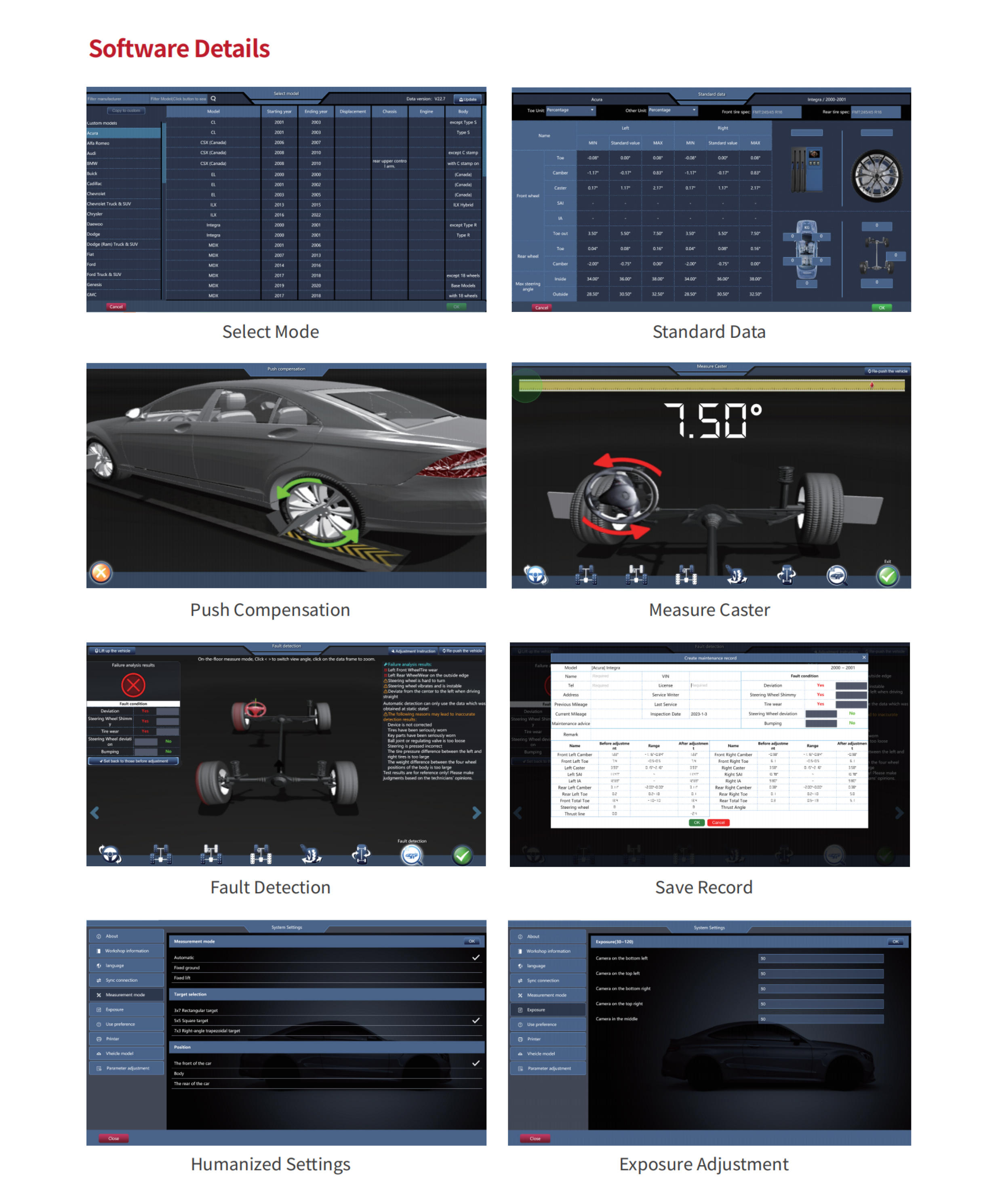 FCAR FD-505 wheel alignment software free download with 5 space saving ...