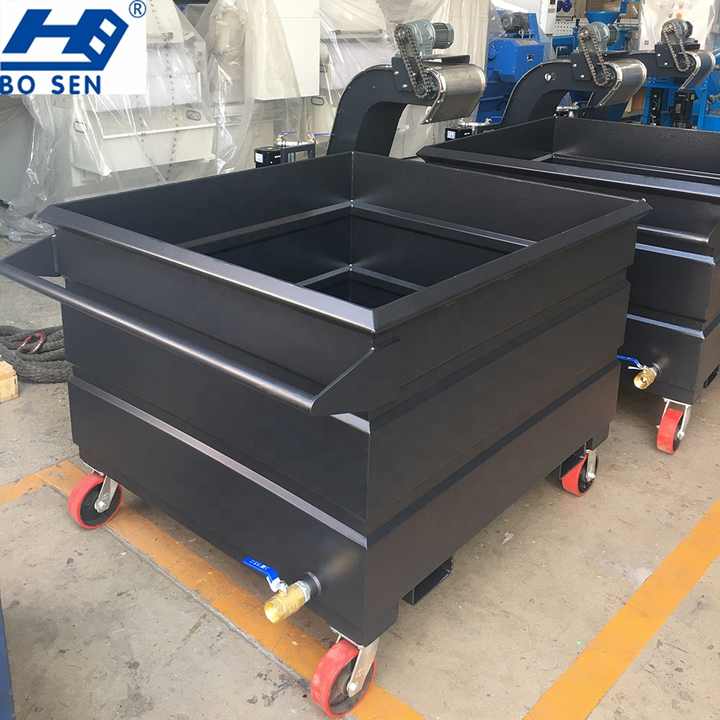 For Chip Conveyor Stackable Tipping Bin Self Dumping Hopper and Tipping ...