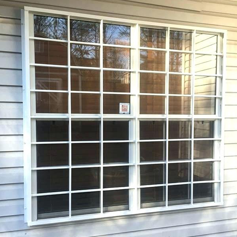 Decorative Iron Window Bars - Modern Style, Custom Steel Design