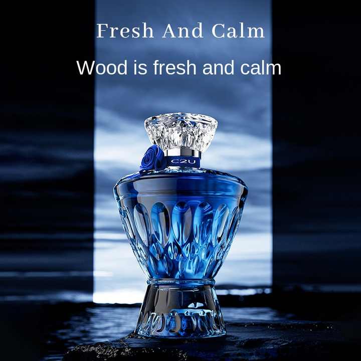 C2U Blue Ocean Men Perfume Long Lasting Fresh Woody Scent Gentleman ...