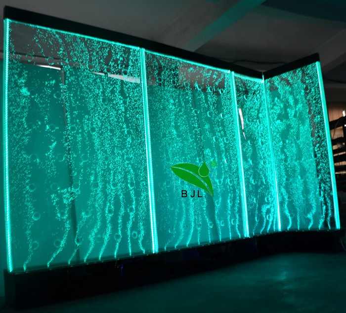 Indoor Bar - LED Glowing Swirl Water Bubble Wall Furniture