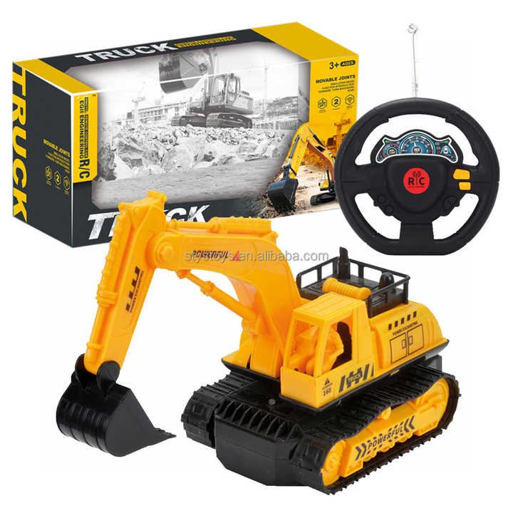 1:20 Remote Control Excavator Toy - Fun Sandbox Digger