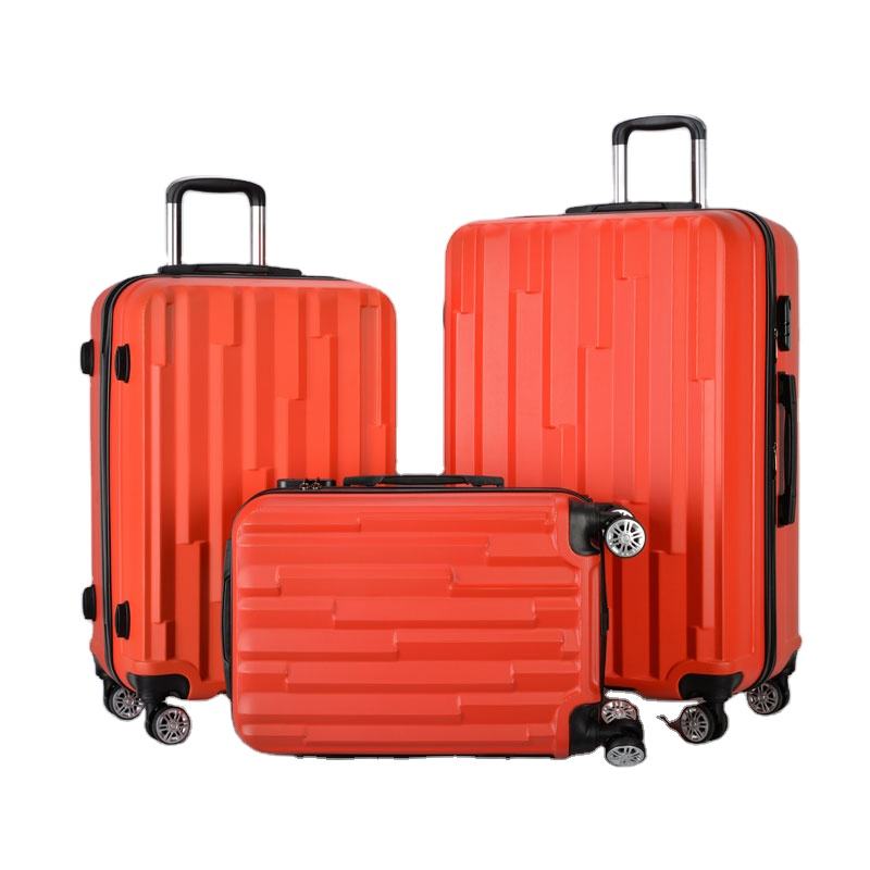 Custom Brand Trolley Suitcase Set - 3 Pcs ABS Luggage