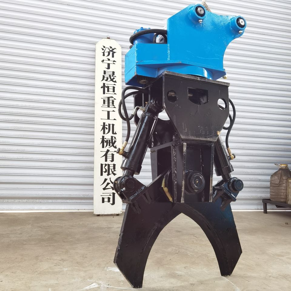 Mini Excavator WithHydraulic Log Grab Tree Shear Tree Cutter Bamboo ...