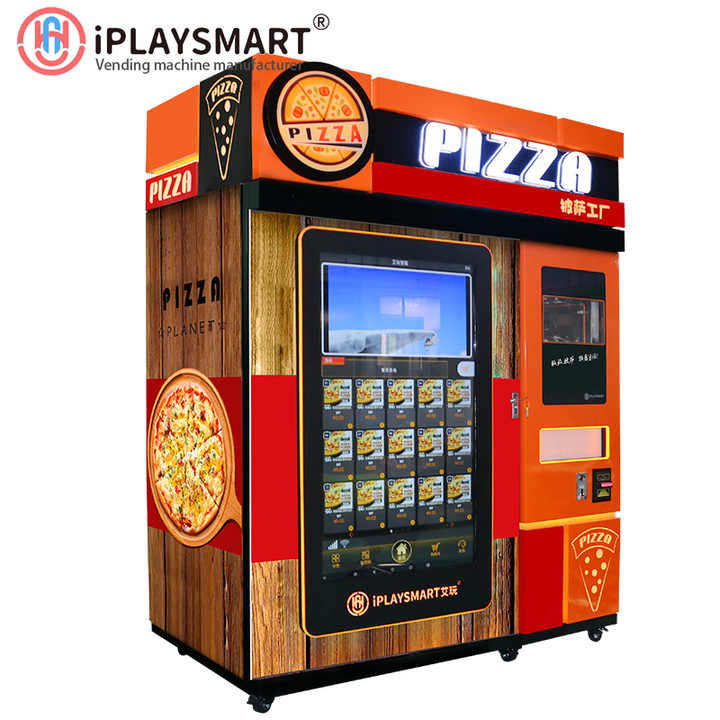 Automatic Hot Food Vending Machine with Fresh Food & Pizza Options, OEM
