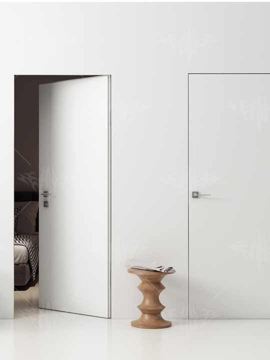 Solid Wood Hidden Door Hinges - Customized Bookcase Doors