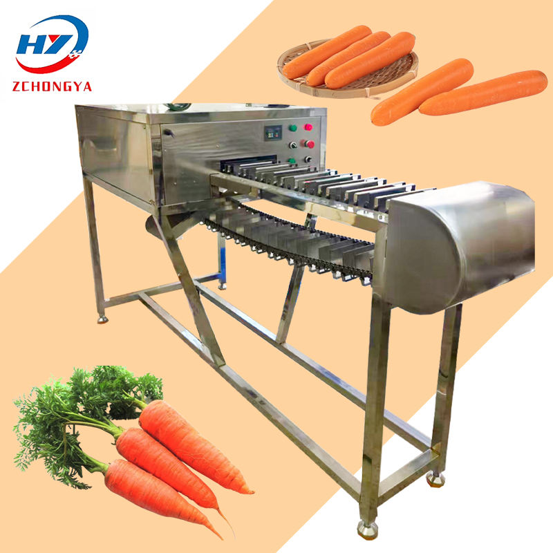 Carrot Head and Tail Cutting Machine Commercial Food Processing Carrot ...