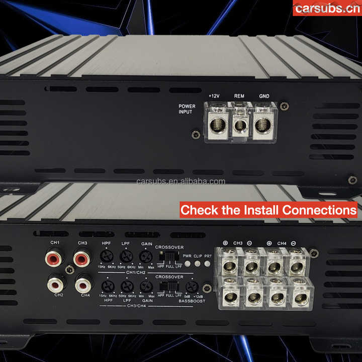 4CH Fullrange 400W Brazilian Style Car Amplifier - Class D