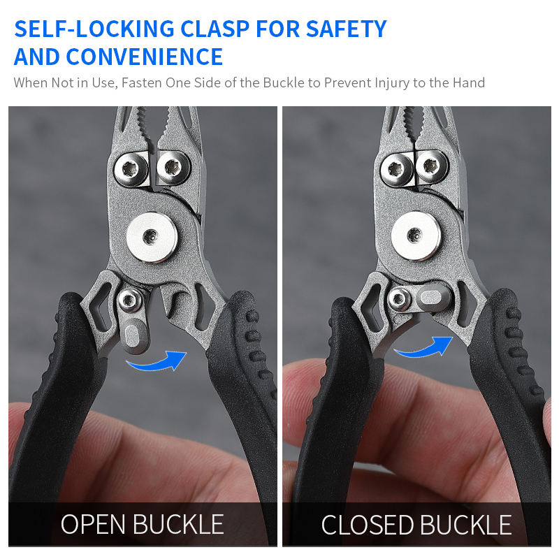 TUNALA Japanese Fishing Plier - Durable Tungsten Carbide Cutters