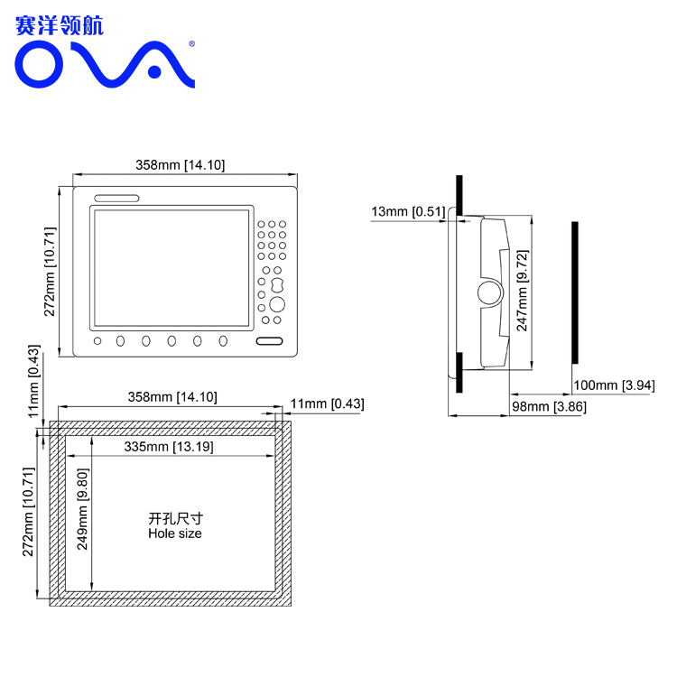 Premium Precision with Advanced boat chartplotter fish finder for ...