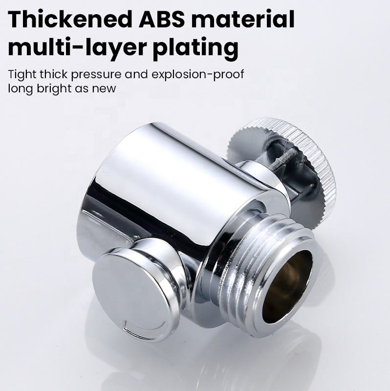 Button Type Shower Flow Control Valve Shower Head Saving Water Shut Off ...