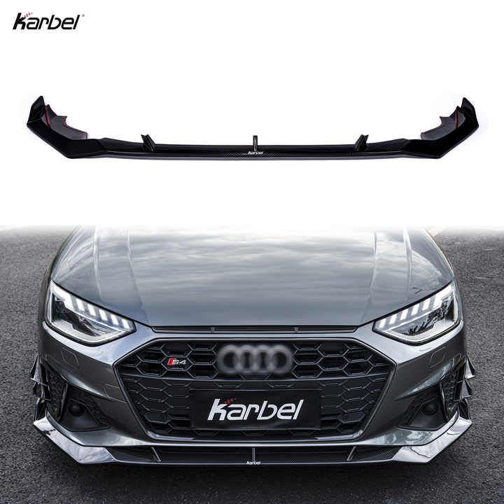 Karbel Dry Carbon Fiber Front Lip Bumper for Audi A4/A4L/S4 Generation 2| Alibaba.com