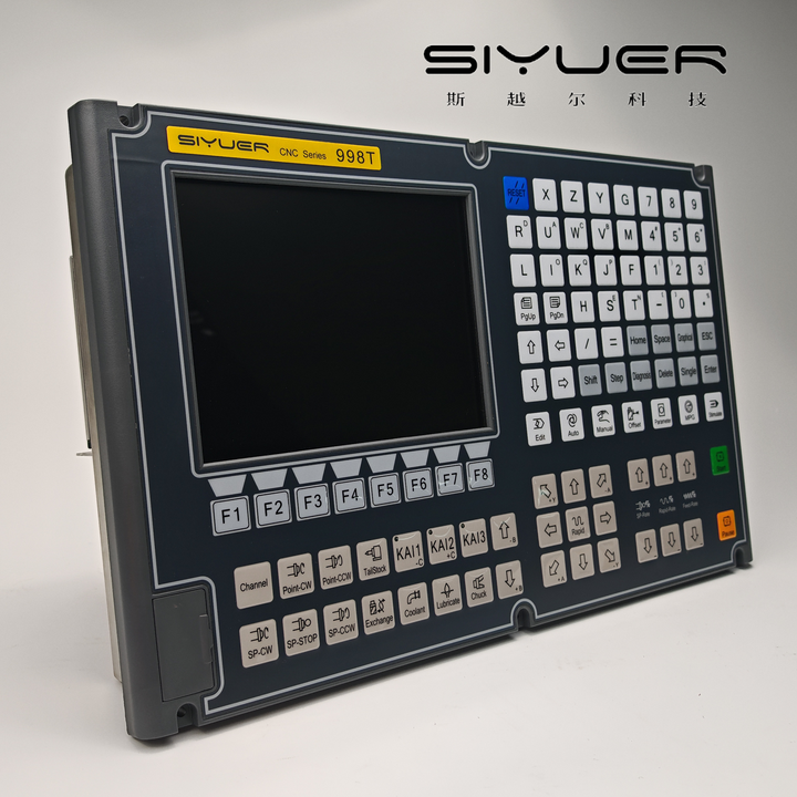 Siyuer 998T 5-Axis Absolute CNC Lathe Controller With GSK Servo Motor Kit for Heavy-Duty Metal ...
