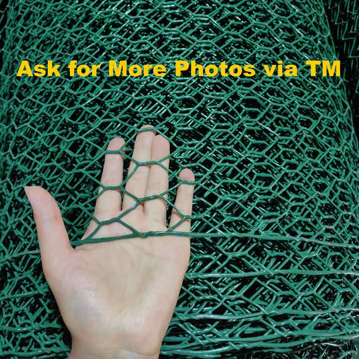 13mm 16mm 19mm 25mm Durable PVC Hexagonal Wire Mesh Garden Industrial ...