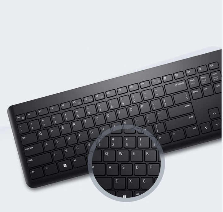 KM3322W Wireless Keyboard Mouse Combo 2.4GHz Wireless - Black for Dell ...