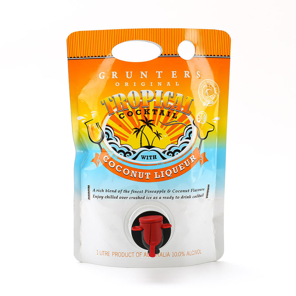 Custom Doypack with Spout Food Grade Packaging for Cold Brew Coffee ...