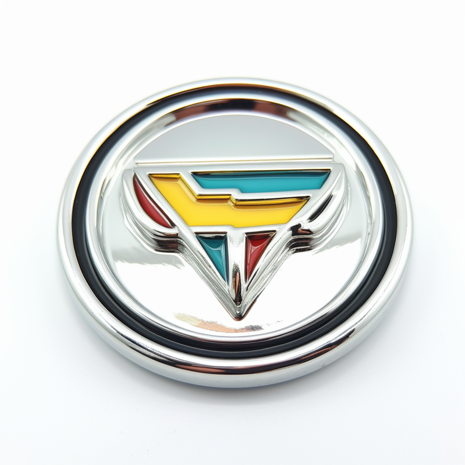 Custom 3D Chrome Emblem - Luxurious Car Badge Sticker