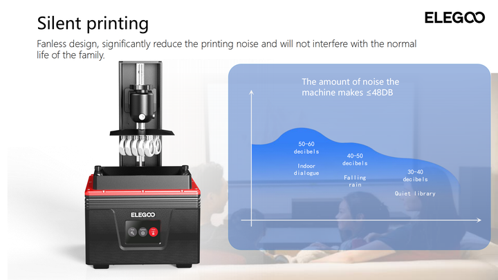 ELEGOO Mars 4 DLP 3D Printer - High Precision & Easy Operation