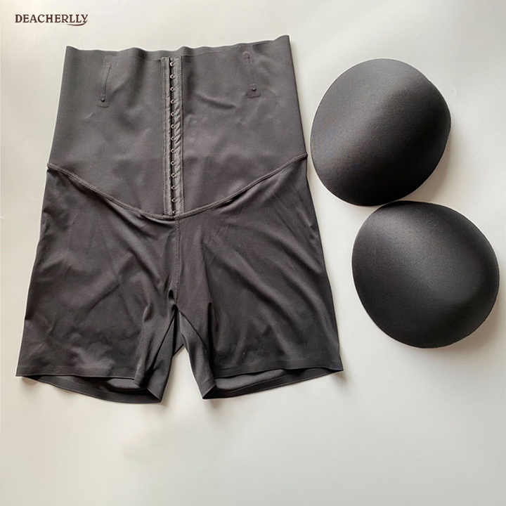 BBL Shapewear 2 in 1 Seamless High Waist Shaper Biker Short Waist ...