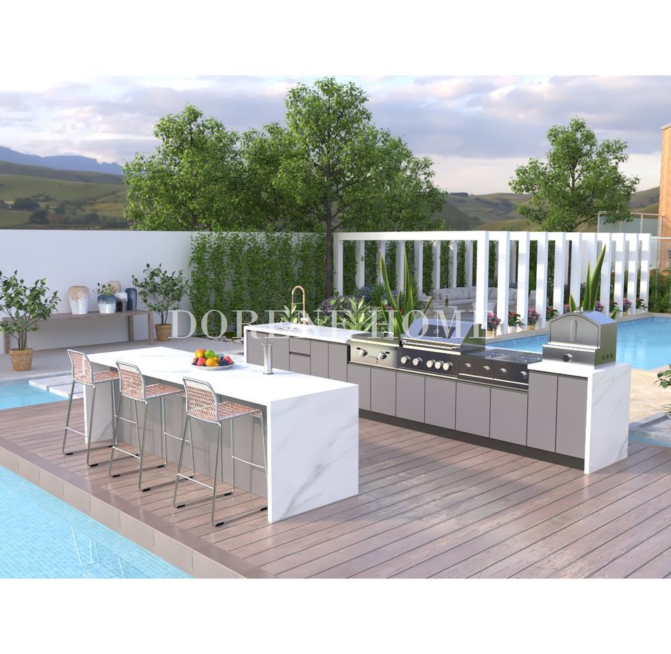 2025 Dorene High End 304 Stainless Steel Outdoor Cabinet Pizza Oven ...