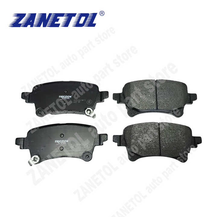 ZANETOL Rear Brake Pads for Jeep Wrangler JL & Gladiator