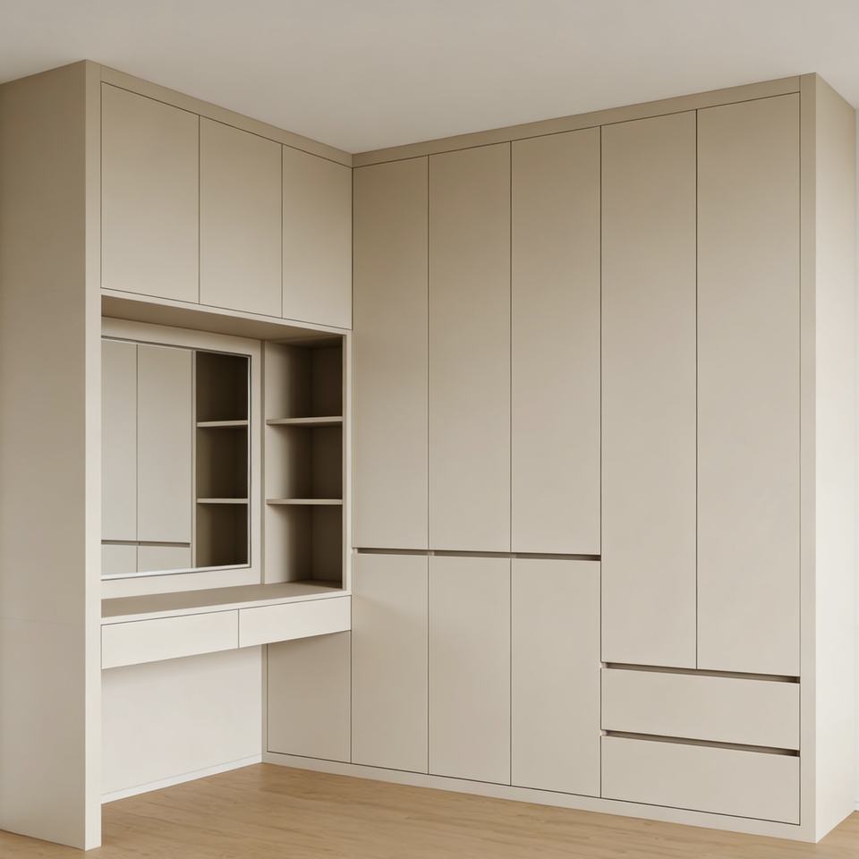 Luxury Wood Bedroom Furniture Bedroom Closet Wardrobe with Drawers ...