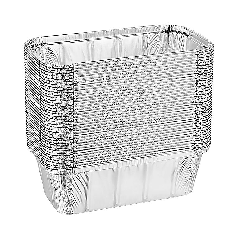 2LB 1000ml Disposable Bread Tin Tray for Baking Food Container Aluminum ...