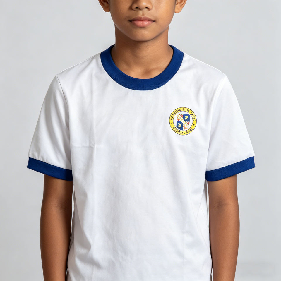 Custom Philippines Cebu Province School Uniform T Shirt Student White ...