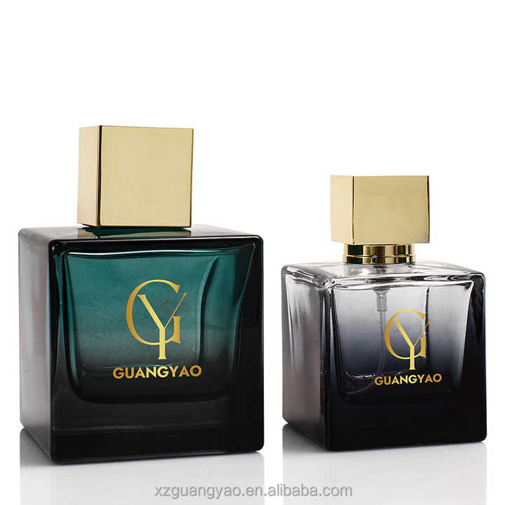 Hot Sale Custom Made 50ml 100ml Clear Glass Perfume Bottles with Pump ...