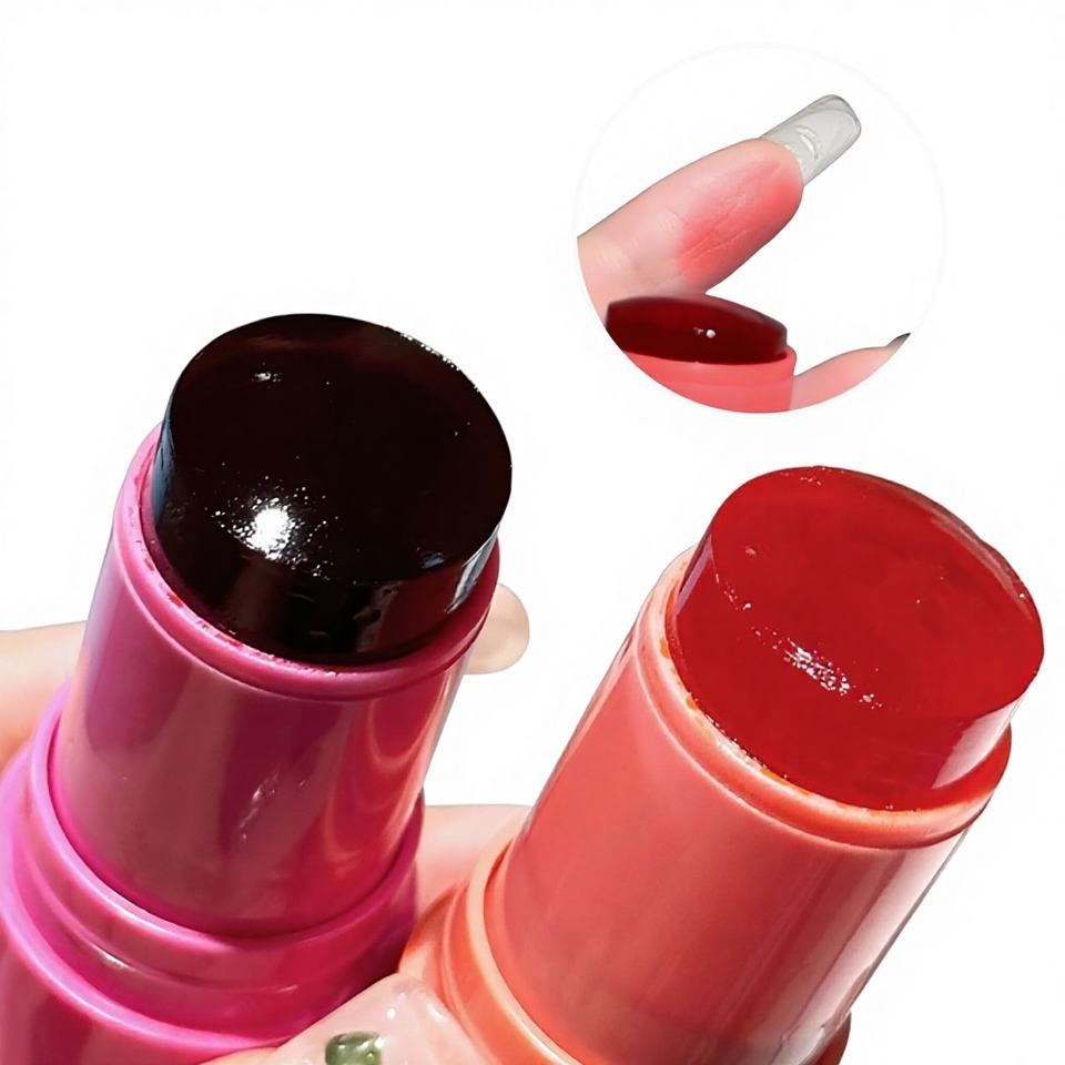 Colorful Jelly Blush Stick Matte Finish for Face & Cheek Dual-Use ...