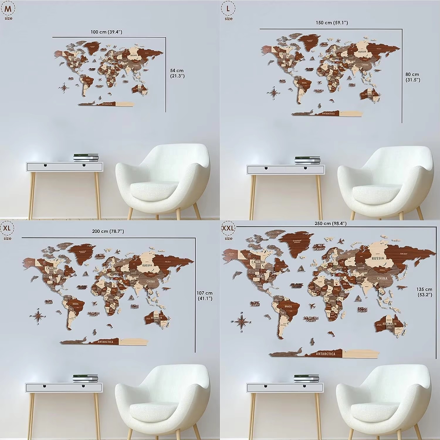 Buy In Bulk Electronic Wall Map Customizable Glass Art | Alibaba.com