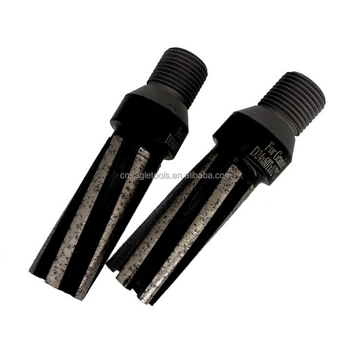 High Performance D25x50Tx1/2" Gas Segmented Diamond Finger Bits Diamond ...