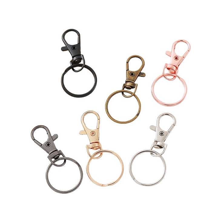 35mm Lobster Clasp Keychain 25mm Metal Keyring Hook Bulk Keychain ...
