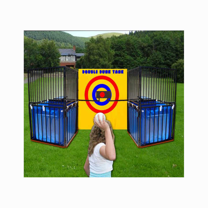 Double Dunk Tank - Interactive Inflatable Game Carnival