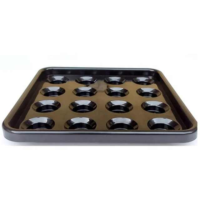 16 Holes Pool Ball Tray Billiard Ball Holder Tray Storage Pool Table ...