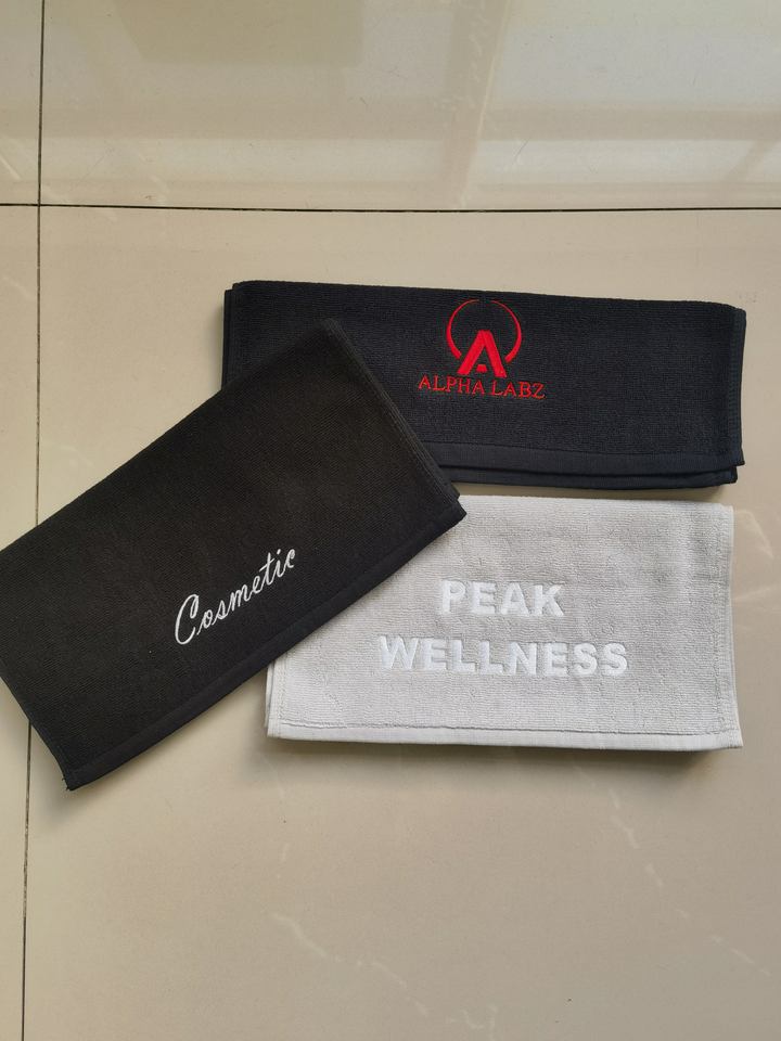 100% Cotton High Quality Custom Logo Sports Towel OEM Training Quick ...