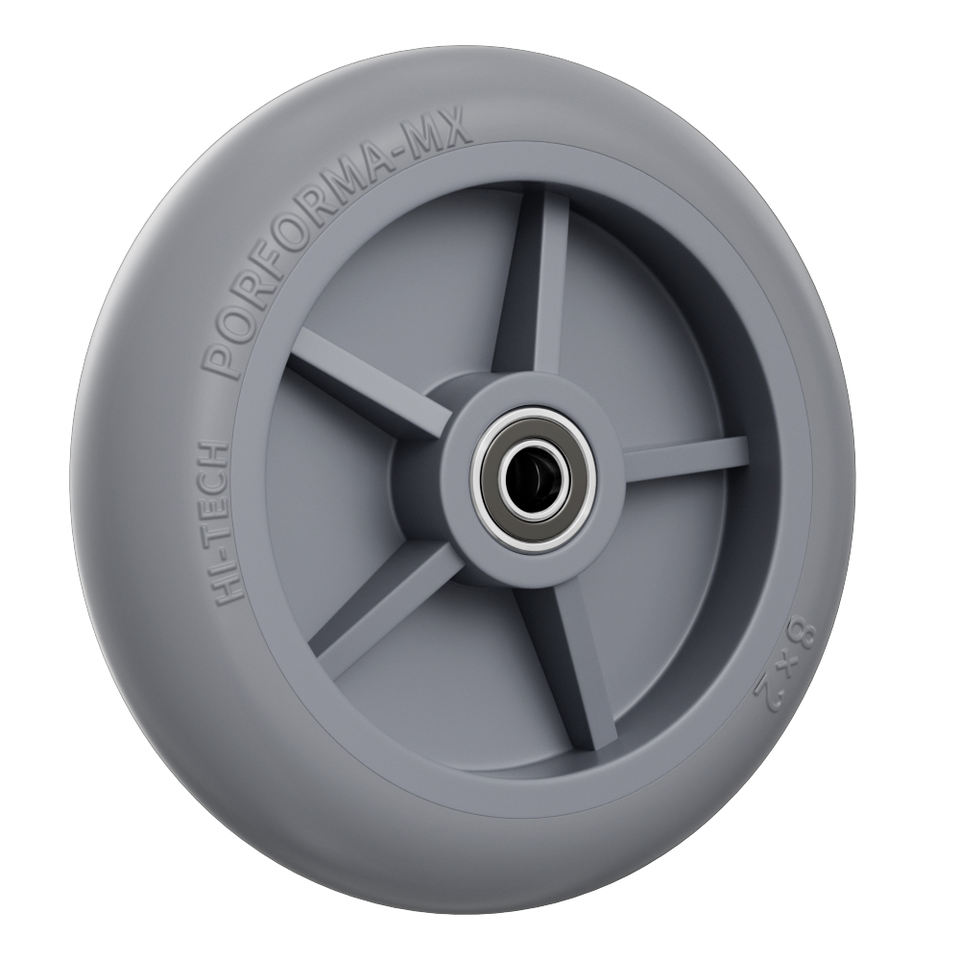High Quality 4Inch 5Inch 6Inch 8Inch Rigid Heavy Duty Tpr Grey Caster ...