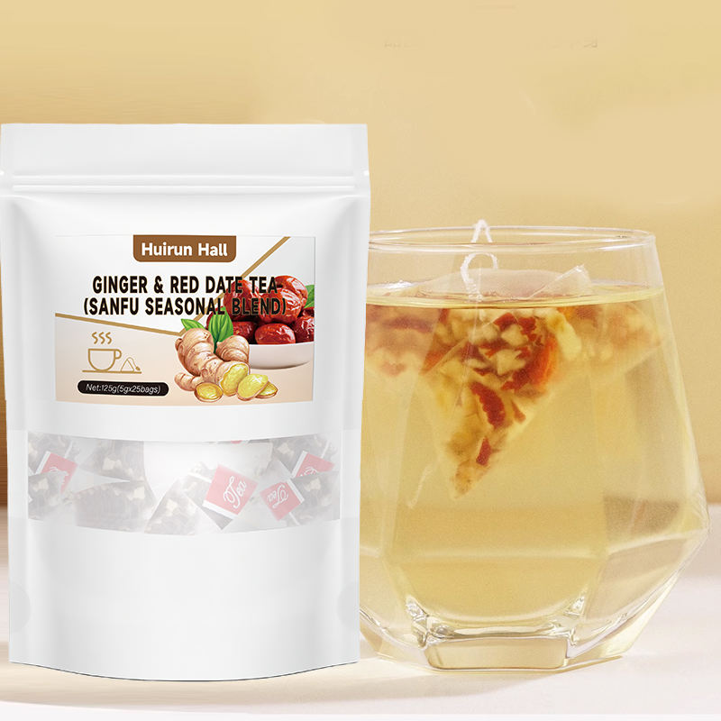 Bencao Yutang Ginger Red Date Tea 5g Pyramid Bags 25 Sachets Warming ...