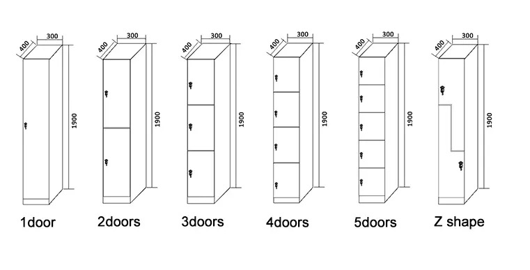 Factory Direct Sales Kindergarten Workplace Wooden Furniture Digital HPL Lockers For Changing Rooms For Employees Locker