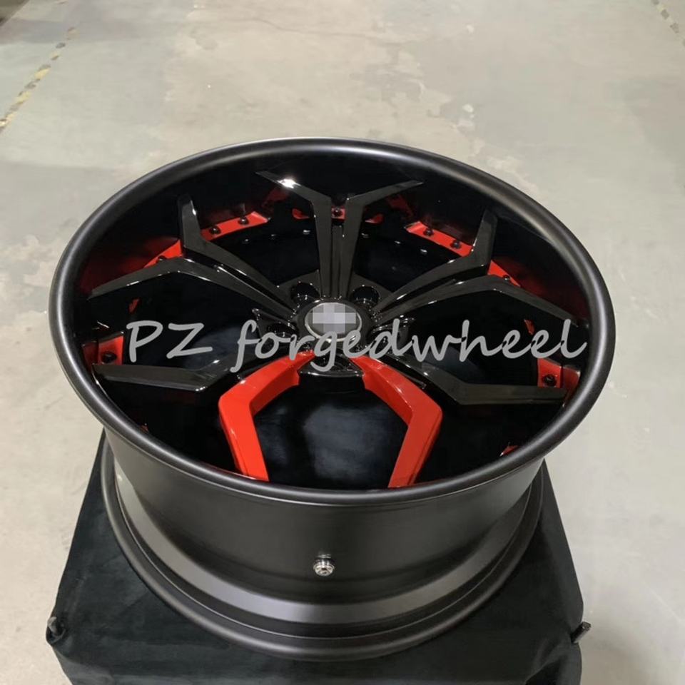 Pengzhen Custom Black Purple 20" 5x114.3 Alloy Wheels for Mustang GT ...