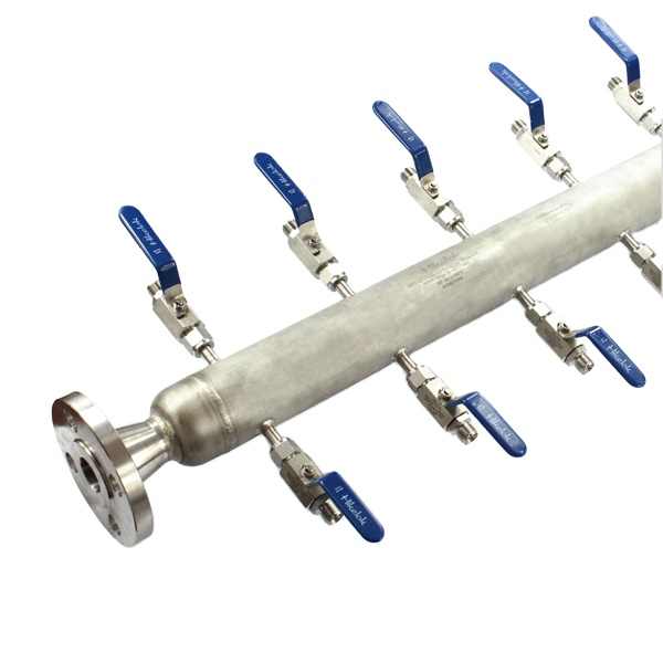 Irrigation Manifold Stainless Steel Distribution , Plumbing Water Manifold