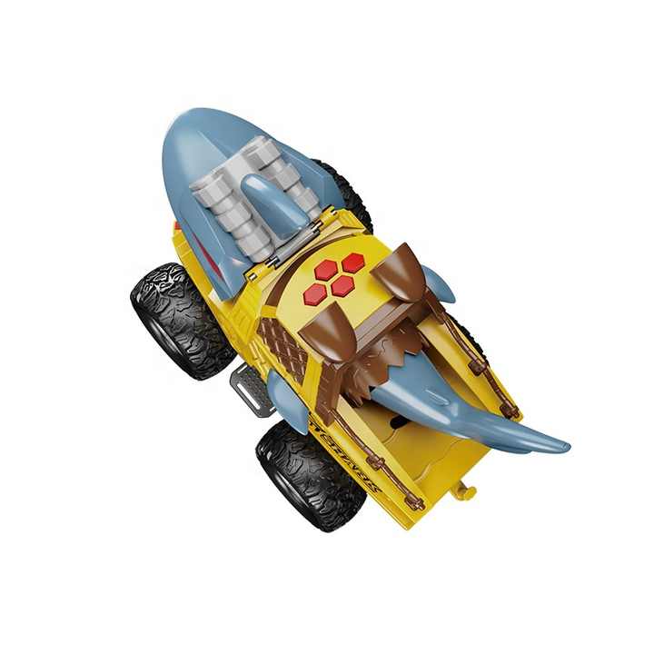 Plastic Kids Electric Friction Toy Vehicle Inertial Shark Car Friction ...